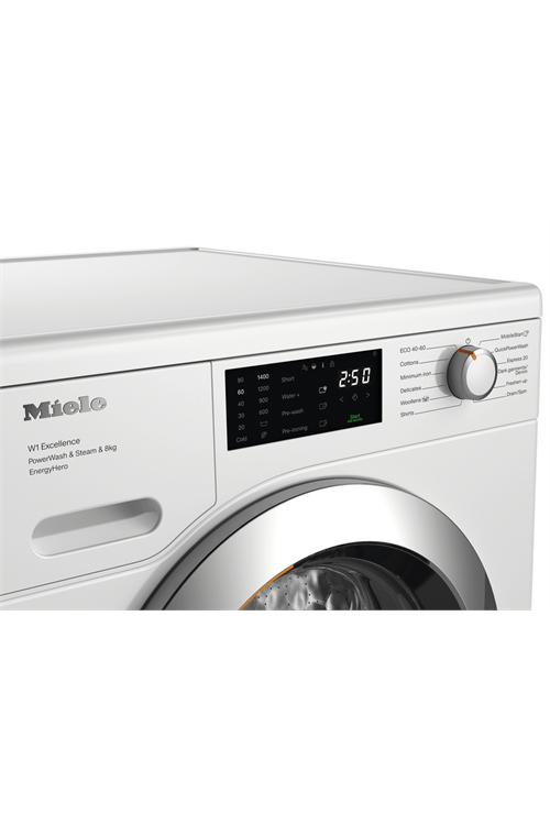 Miele WEE385 WCS Lotus White 8kg 1400 Spin Washing Machine | Kitchen ...